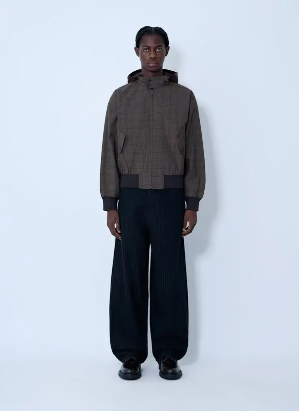 Prada Hooded Wool Jacket