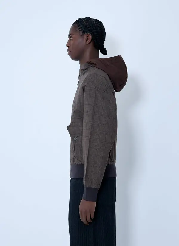 Prada Hooded Wool Jacket
