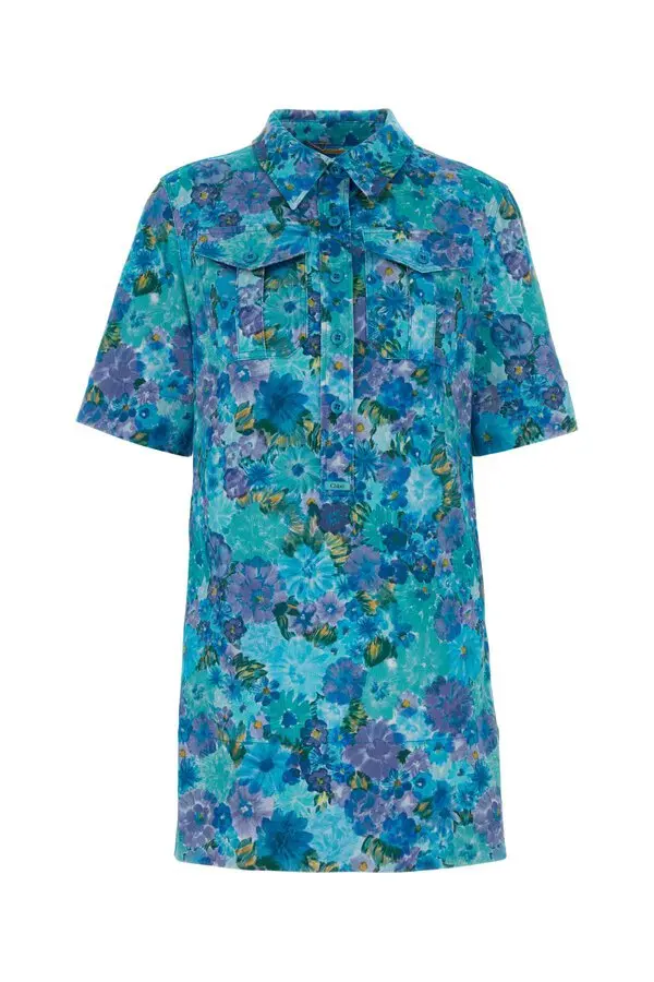 Chloé Printed Drill Mini Dress