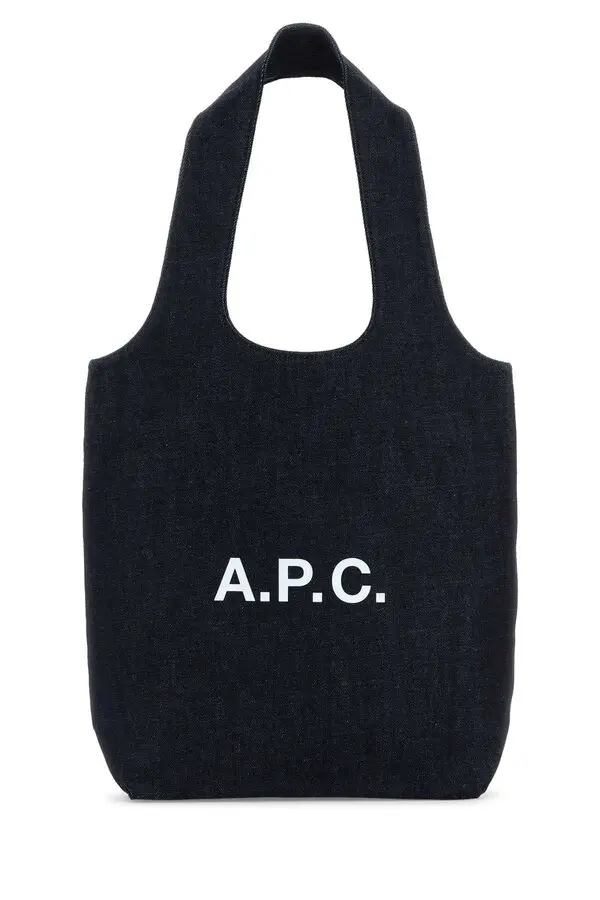 A.p.c. Denim Ninon Shopping Bag - Blue