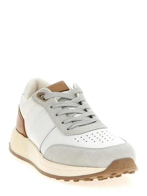 TOD'S Leather And Suede Sneakers