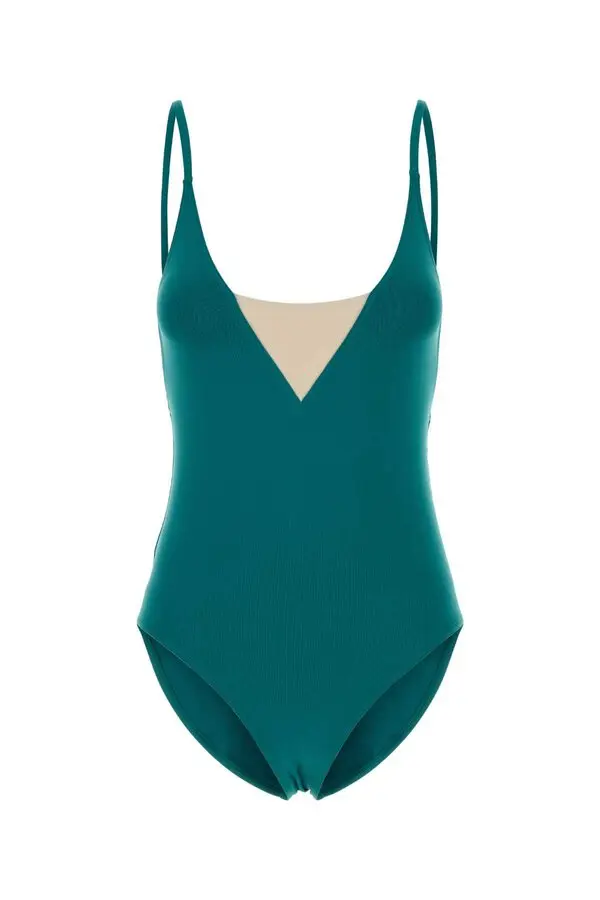 ERES Stretch Nylon One Piece Swimsuit - Blue