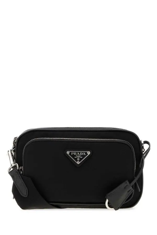Prada Re-nylon Crossbody Bag - Black