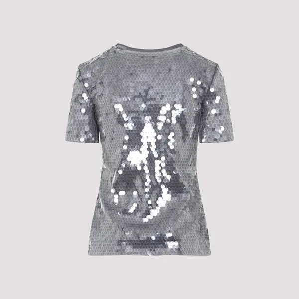 Sportmax Sequined T-shirt - Gray