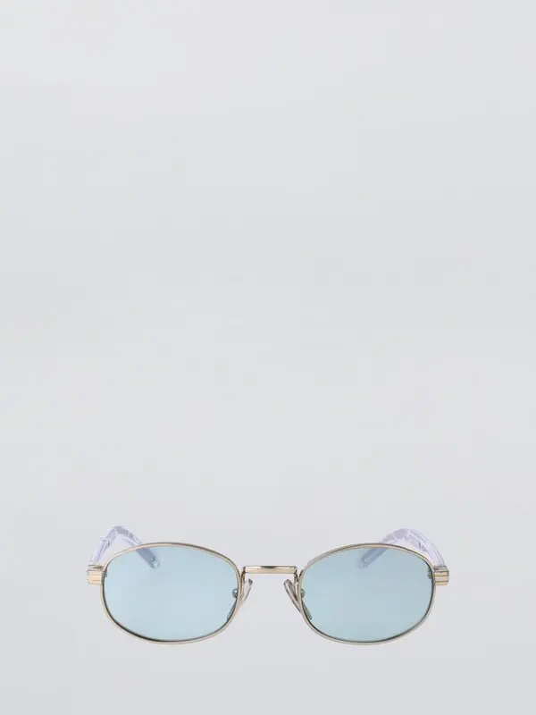 Prada Oval Metal Sunglasses - Silver