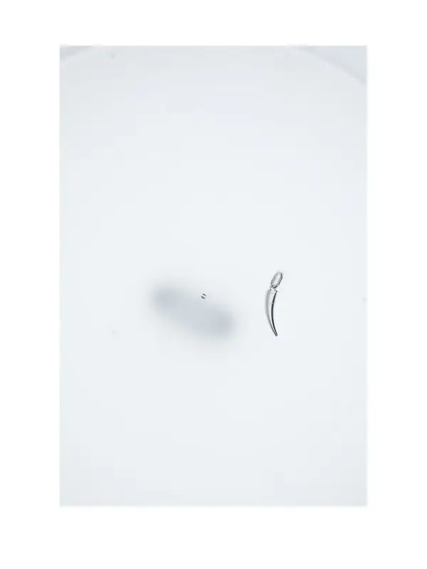 Celine Triomphe Horn Charm - Silver