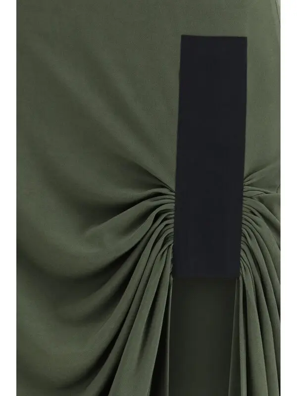 Coperni Long Fitted Draped Dress