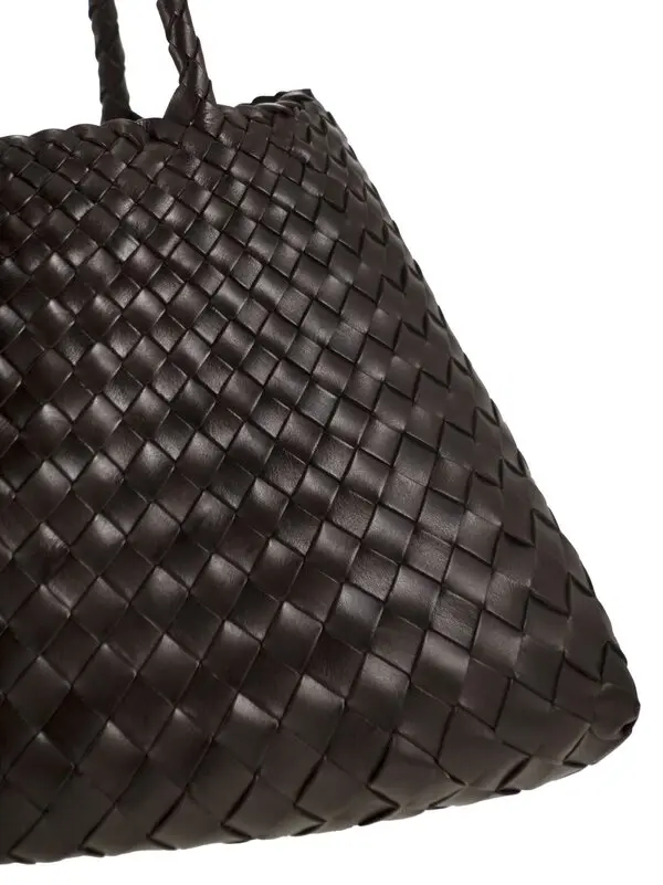 Dragon Diffusion Santa Croce Woven Leather Bag - Brown