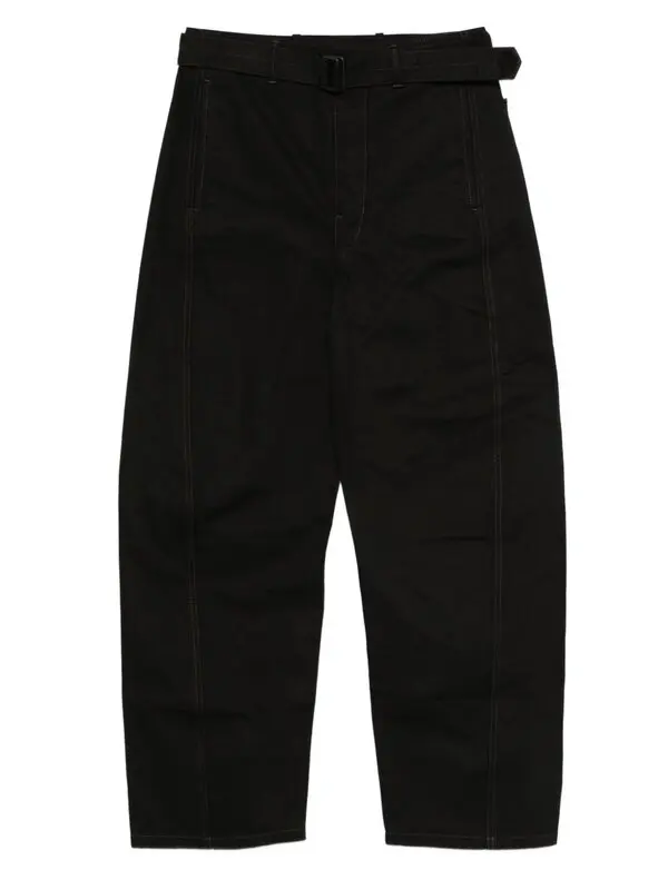 LEMAIRE Twisted Cotton Jeans With Contrasting Seams - Multicolor