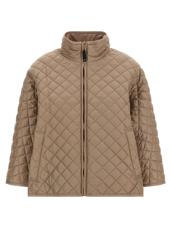 Max Mara Delfina Reversible Hooded Cape - Cream