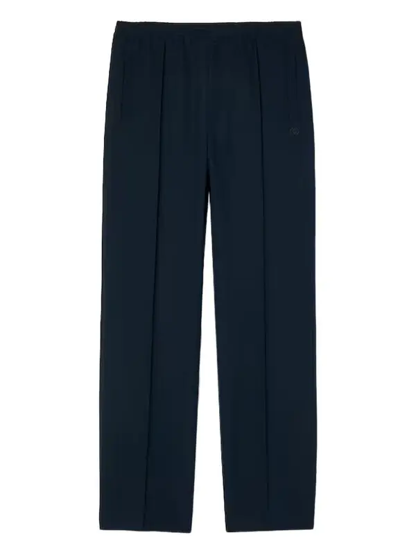 Gucci Dark Blue Embroidered Detail Trousers - Multicolor