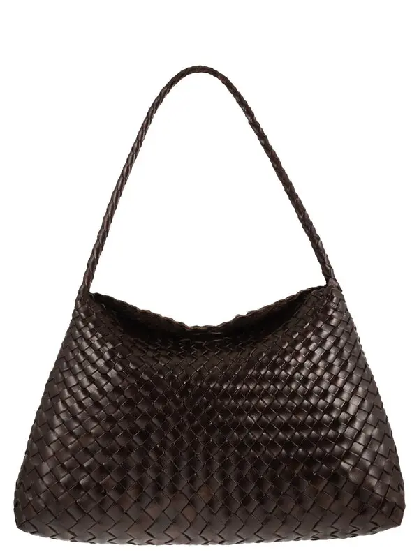 Dragon Diffusion Santa Maria Woven Leather Shoulder Bag
