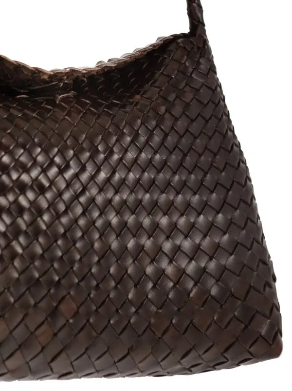 Dragon Diffusion Santa Maria Woven Leather Shoulder Bag