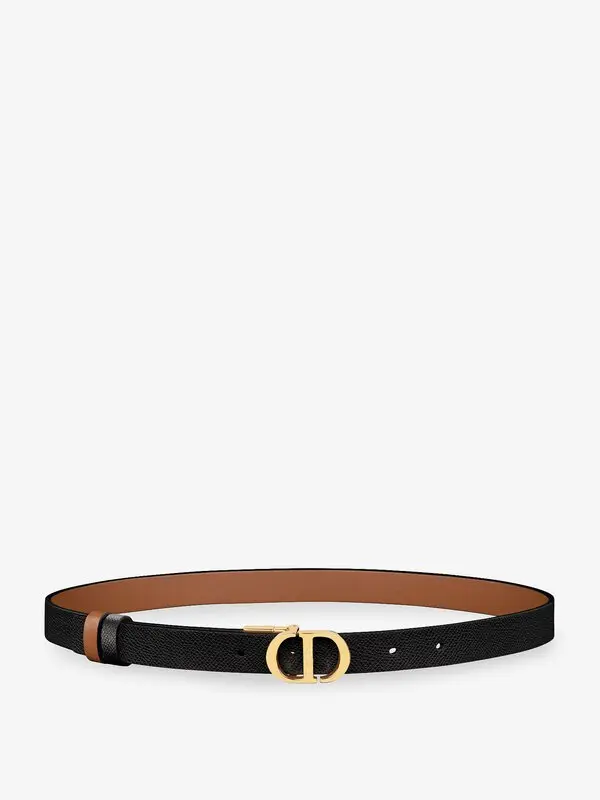 Dior Cd 30 Montaigne Leather Belt - Multicolor