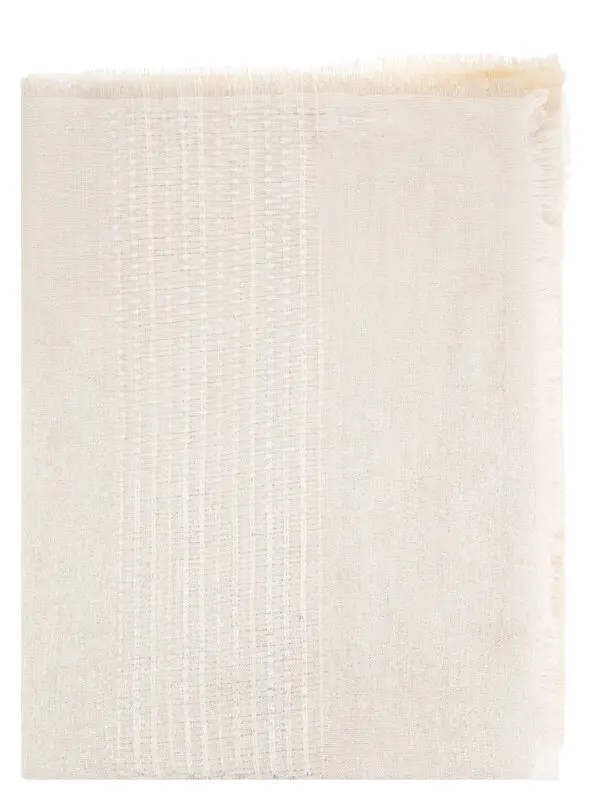 Peserico Lightweight Modal-blend Stole With Subtle Luminous Texture