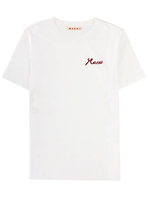 Marni Embroidered Logo T-shirt