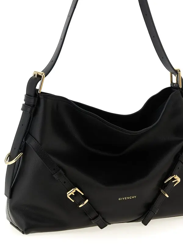 Givenchy Voyou Medium Shoulder Bag - Black