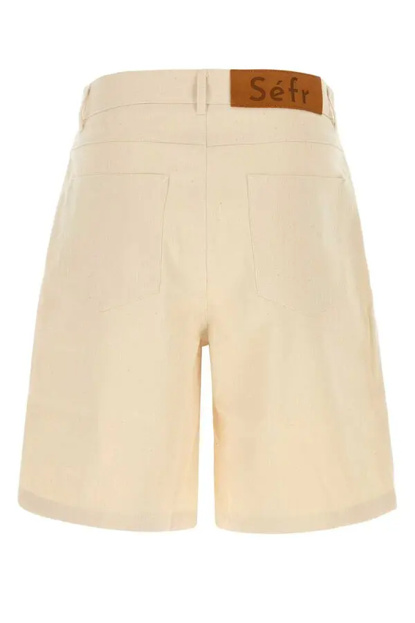 Séfr Sand Cotton Bermuda Shorts