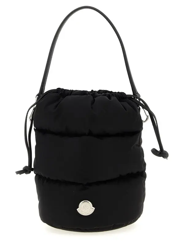 Moncler Caradoc Quilted Nylon Bucket Bag - Black