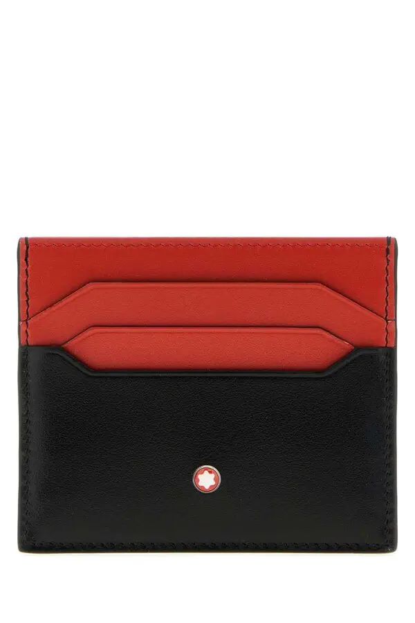 Montblanc Two-tone Leather Card Holder - Multicolor