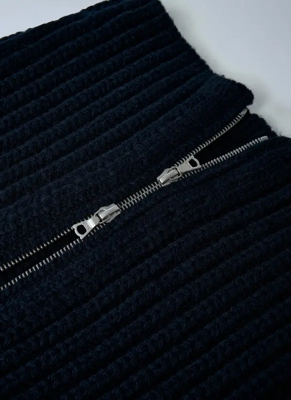 Dries Van Noten Zip-up Scarf - Black
