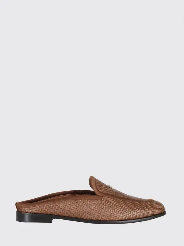 Max Mara Woven Slip-on Shoes - Brown