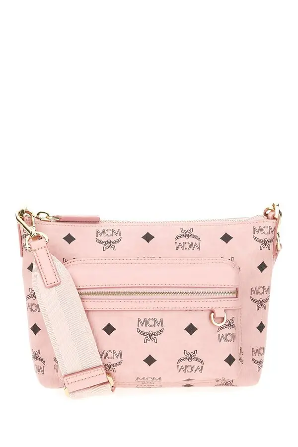 Mcm Monogram Crossbody Bag - Multicolor
