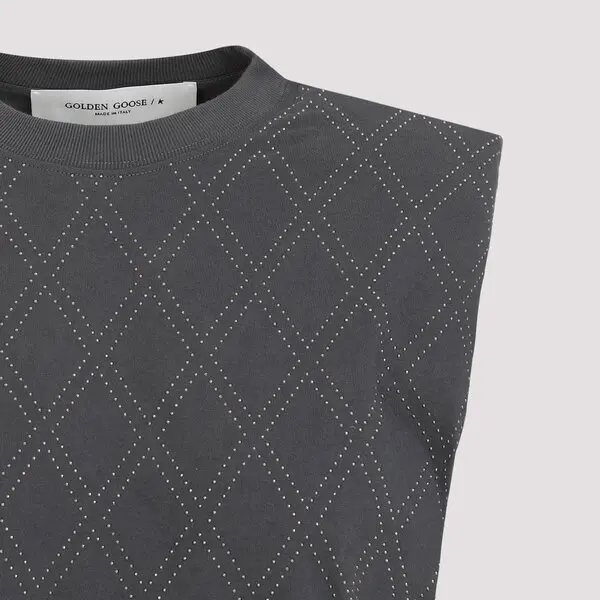GOLDEN GOOSE Embellished Cotton T-shirt