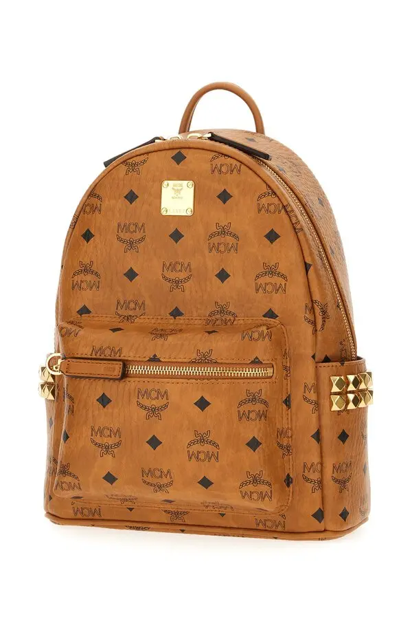 Mcm Leather Backpack - Multicolor