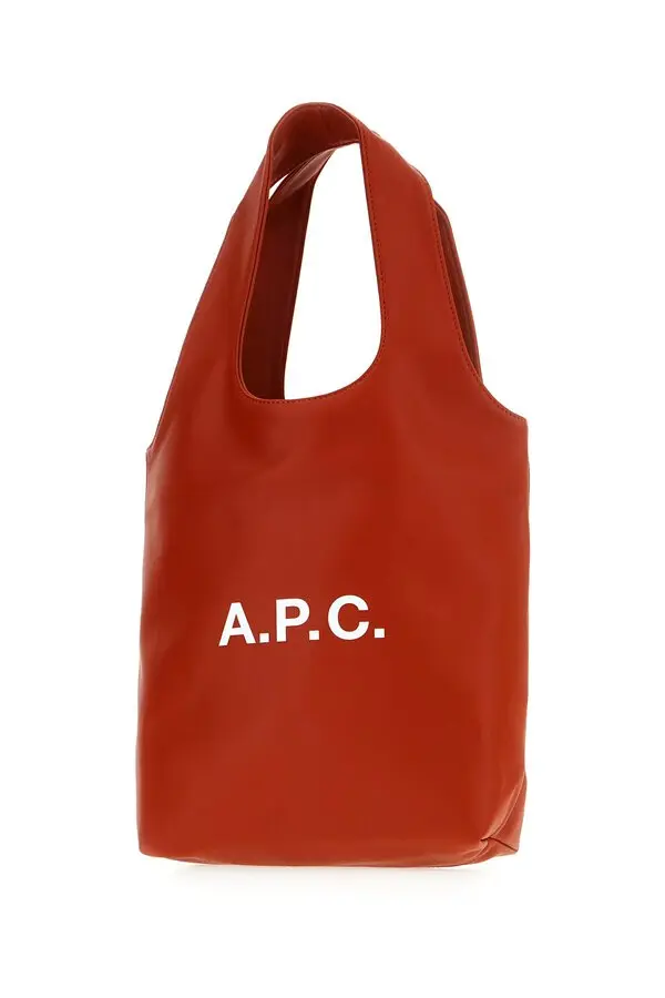 A.p.c. Shopper Bag With Logo - Multicolor