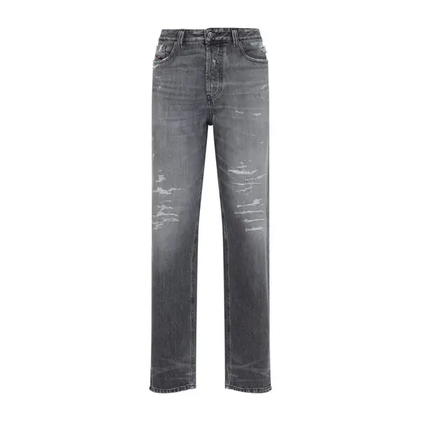 DIESEL® 1988 D-ark Grey Cotton Jeans - Gray