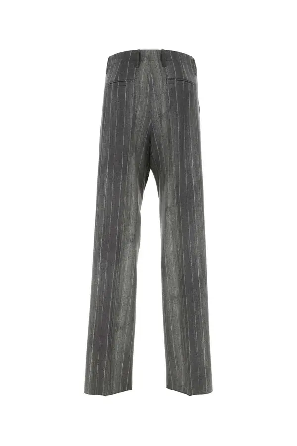 Versace Printed Wool Pants