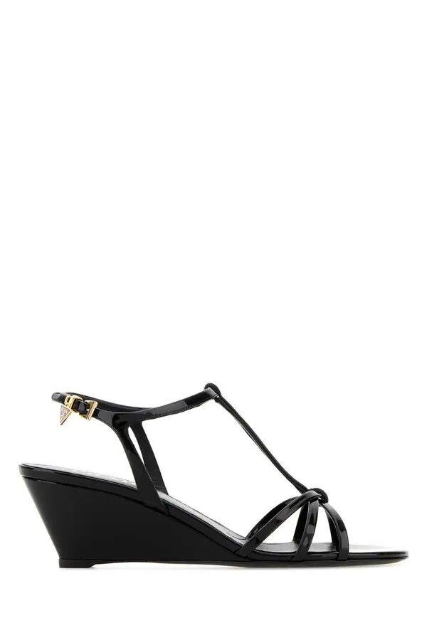 Prada Leather Platform Sandals