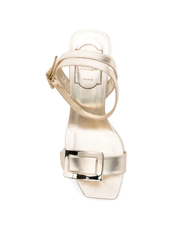 ROGER VIVIER Belle Vivier Wedge Sandals - Multicolor
