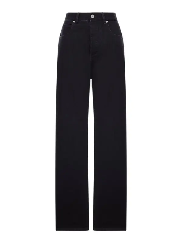 Bottega Veneta Wide Leg High-waisted Jeans - Black