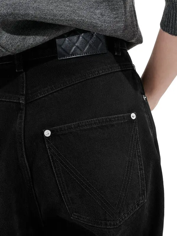 Bottega Veneta Wide Leg High-waisted Jeans - Black