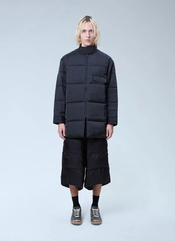 Yohji Yamamoto Padded Striped Jacket