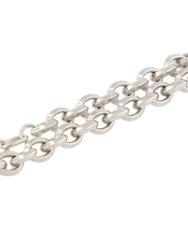 Saint Laurent Silver-tone Chain Bracelet