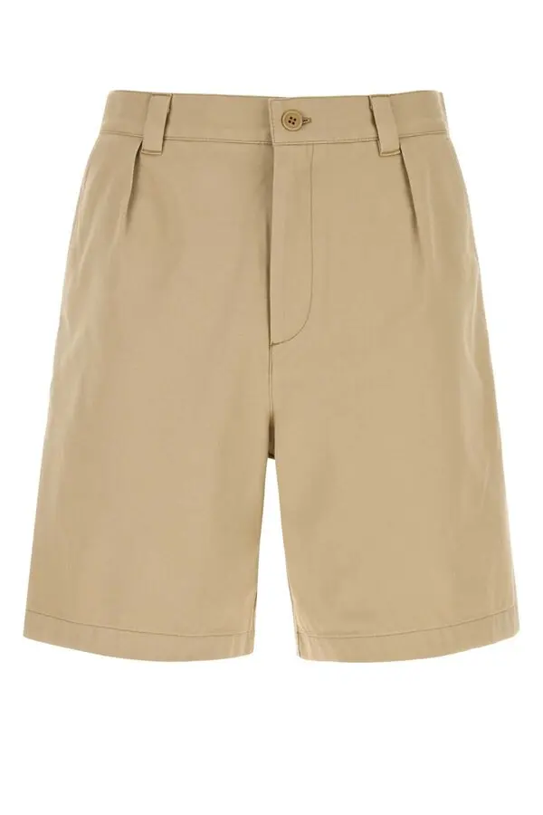 A.p.c. Beige Cotton Bermuda Shorts - Brown