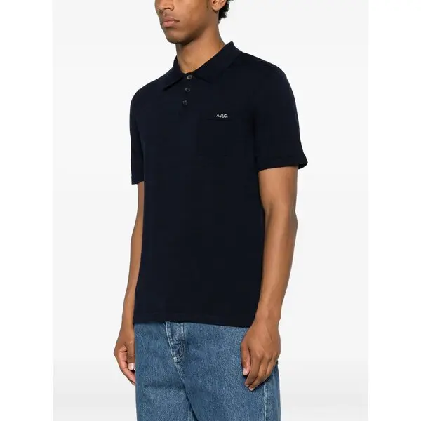 A.p.c. Polo Shirts - Blue