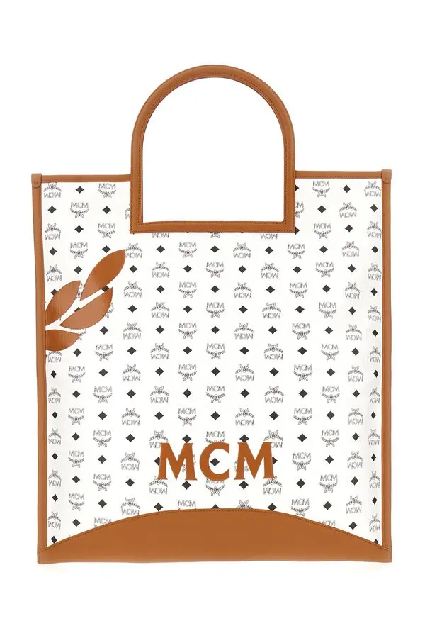 Mcm Monogram Tote Bag - Multicolor