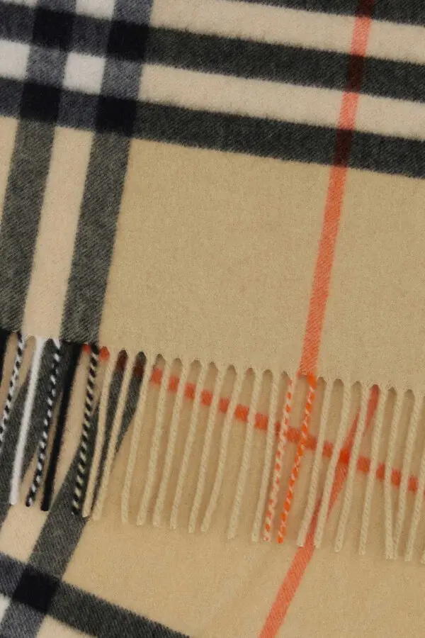 Burberry Embroidered Cashmere Scarf - Multicolor