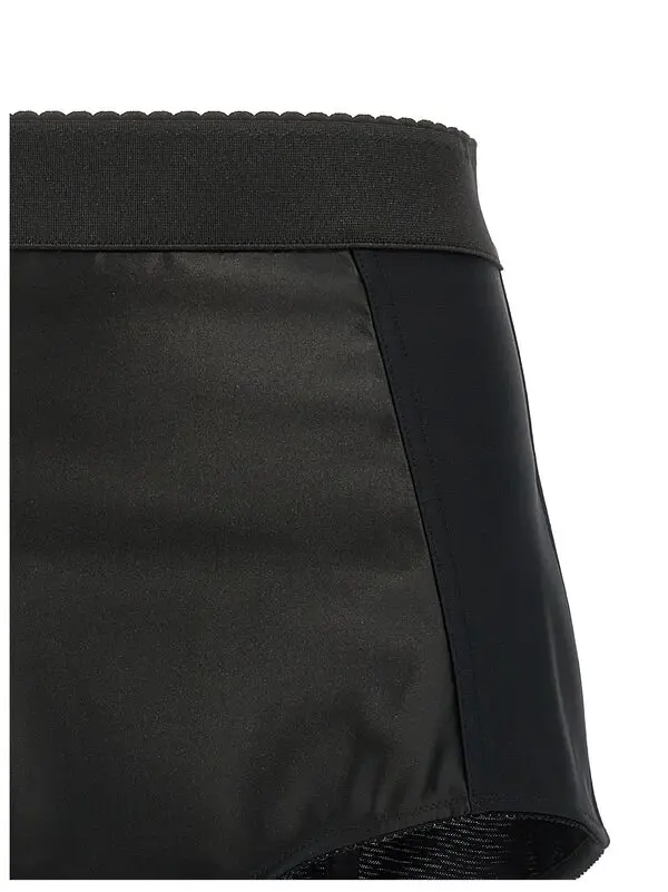 Dolce & Gabbana High-waisted Satin Culottes