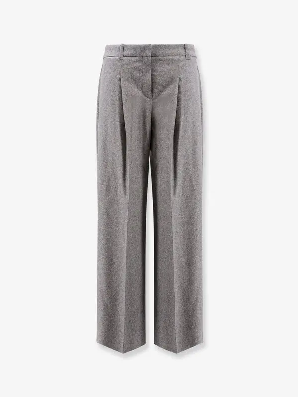 BOSS Melange Wool Blend Trousers - Multicolor