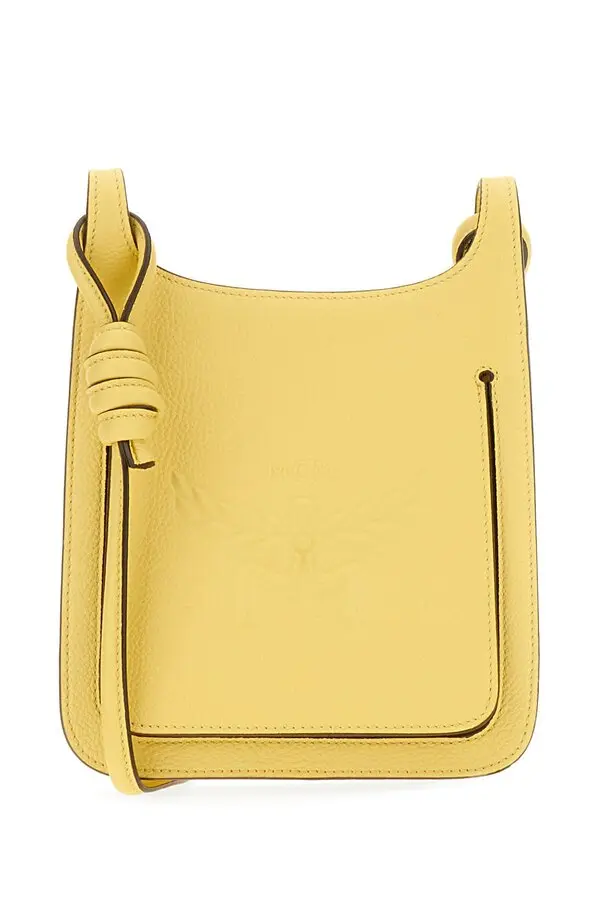 Mcm Embossed Leather Crossbody Bag - Multicolor