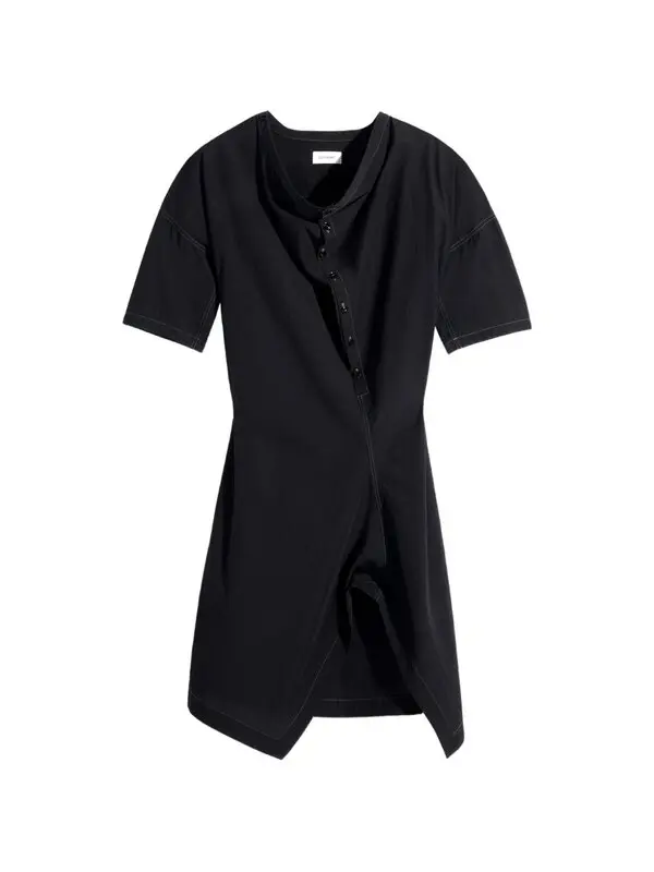 LEMAIRE Cotton Asymmetrical Hem Dress