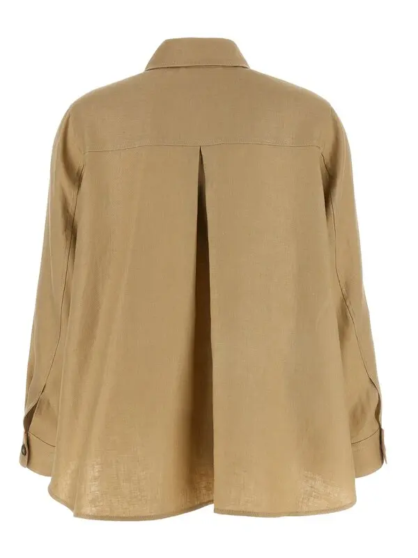 Max Mara Wikpomposa Linen Shirt