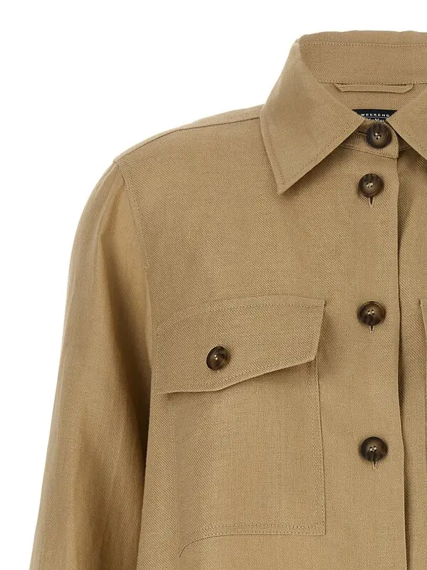 Max Mara Wikpomposa Linen Shirt