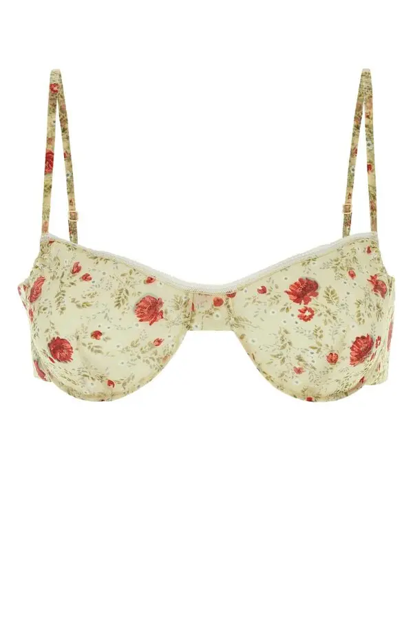 Prada Printed Nylonette Crop-top - Multicolor