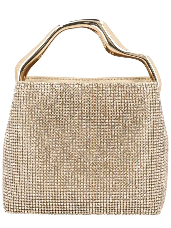 Cult Gaia Solene Mini Rhinestone Bag - Cream